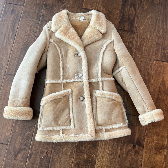 Wilson | Jackets & Coats | Vtg Wilson Suede Leather Shearling Rancher ...